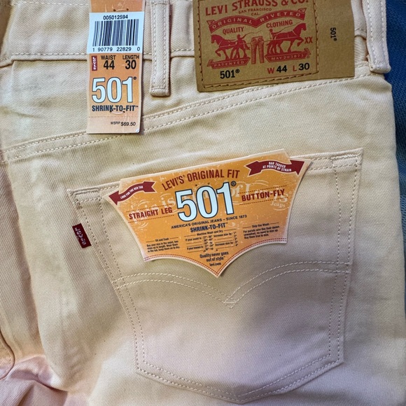 Levi's | Jeans | Levis Cream 5 Original Fit Jeans | Poshmark